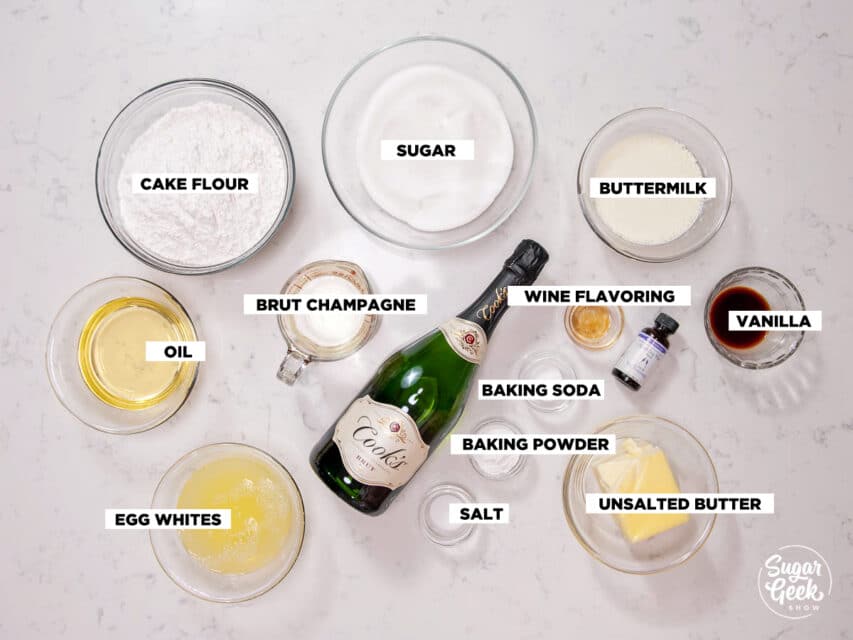 Pink Champagne Cake With Sugar Bubbles – Sugar Geek Show