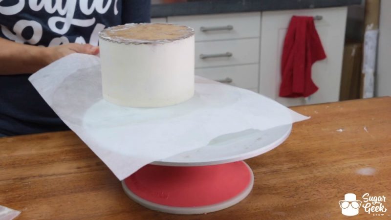 The Upside-Down Method (Sharp Buttercream Edges on Your Cake)