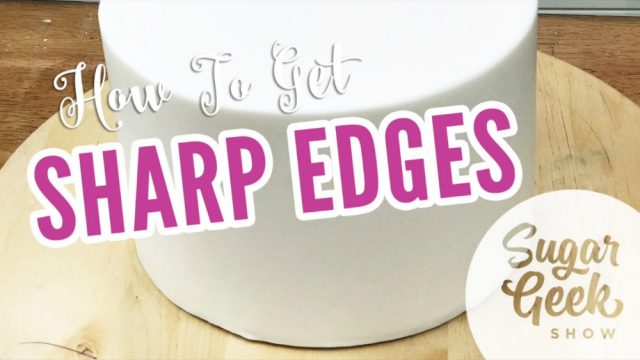 Cake Decorating Basics: How To Get Sharp Fondant Edges – Sugar Geek Show