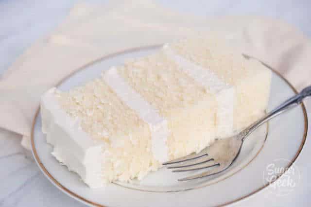 White velvet cake (recipe) + color variations | Sugar Geek Show