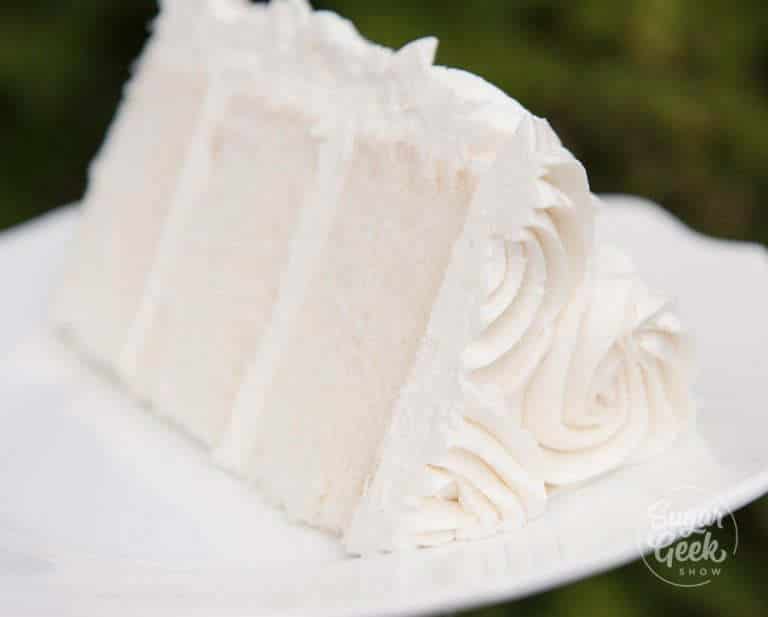 White velvet cake (recipe) + color variations | Sugar Geek Show