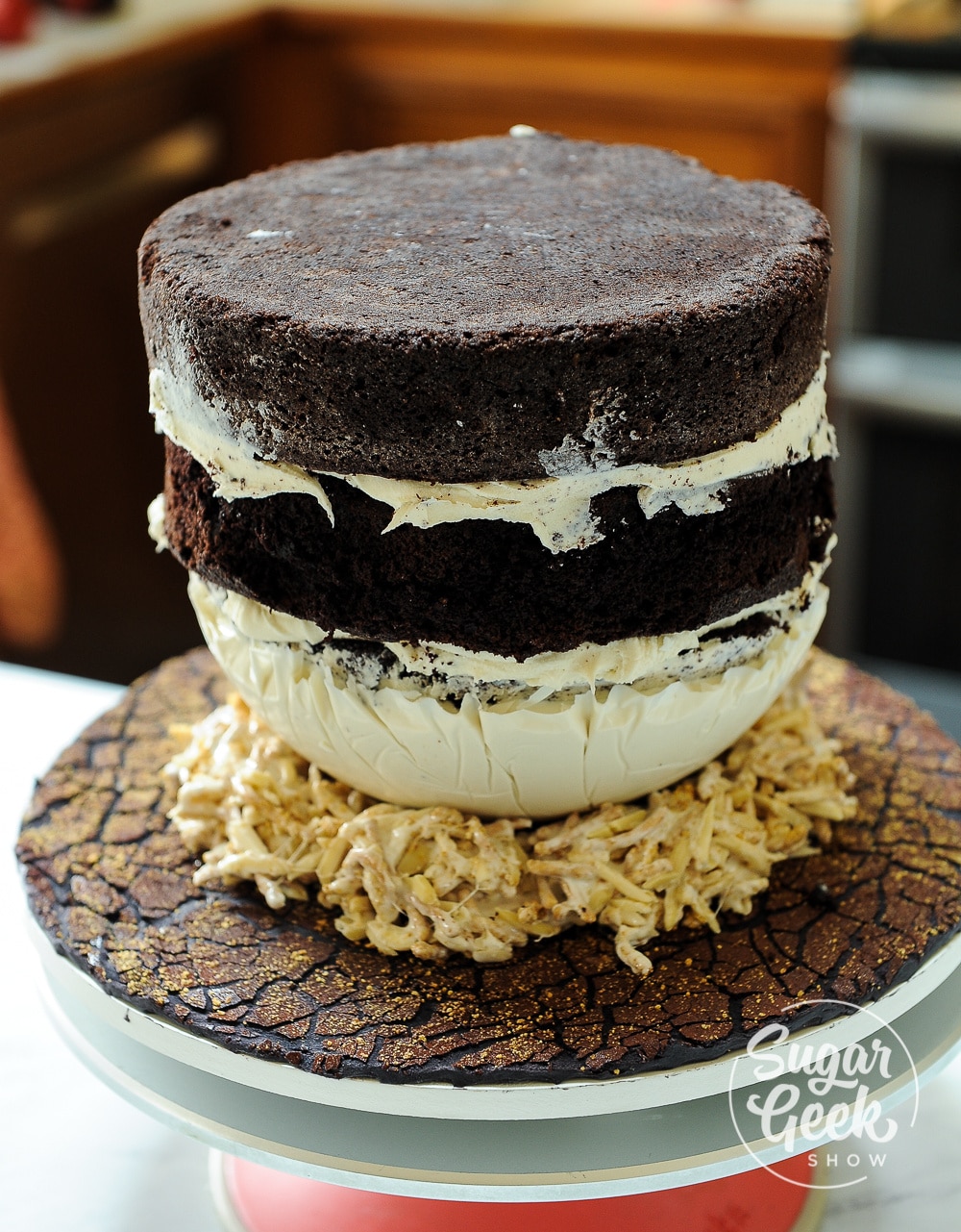 Dinosaur Egg Cake Tutorial Video Tutorial Sugar Geek Show