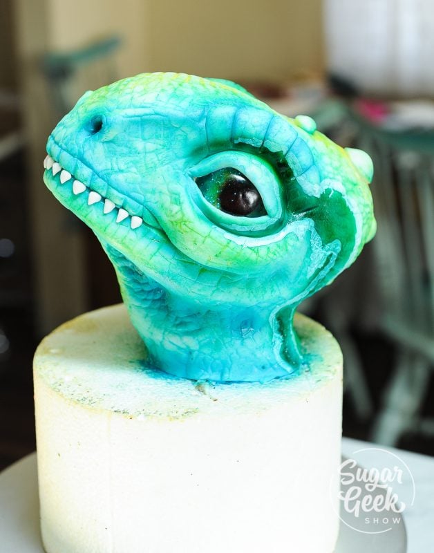 Dinosaur Egg Cake Tutorial – Sugar Geek Show