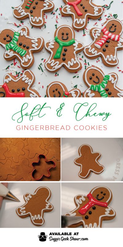 Gingerbread cookies (soft and chewy) | Sugar Geek Show