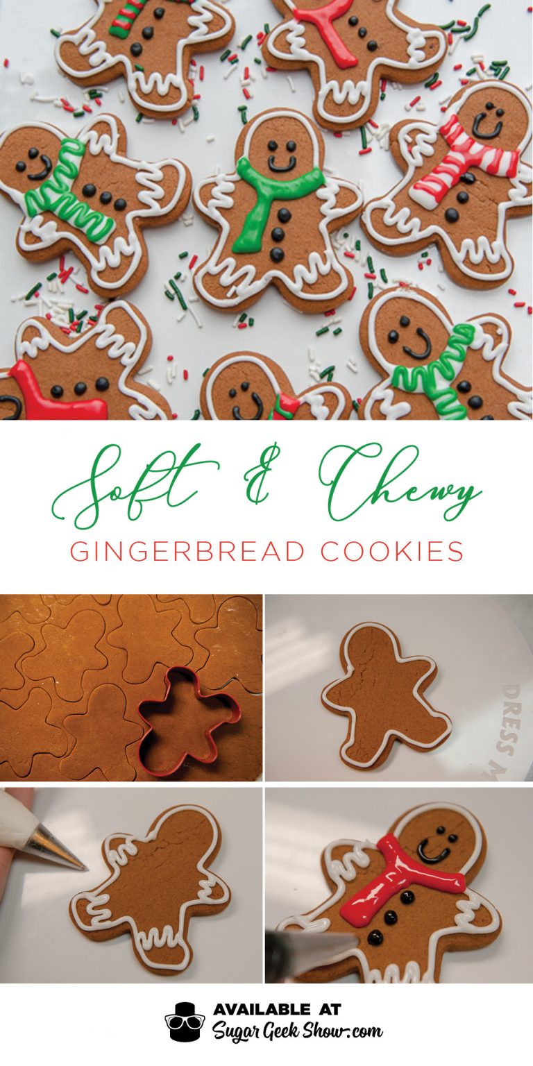 Gingerbread cookies (soft and chewy) | Sugar Geek Show