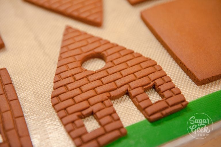 Construction Gingerbread House Recipe + Template | Sugar Geek Show