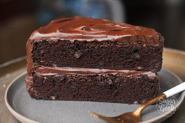 Triple Chocolate Cake + Chocolate Frosting (From Scratch) | Sugar Geek Show