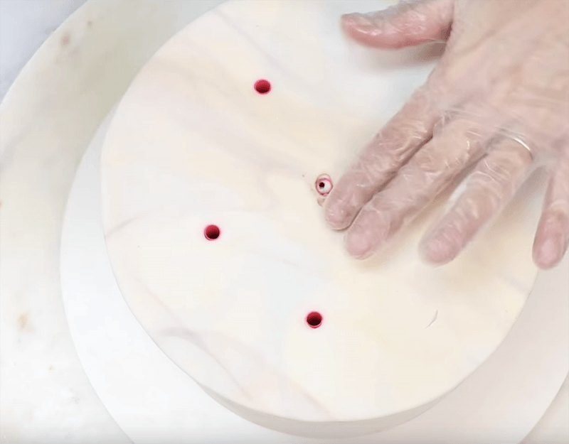 Marbled Fondant Cake Tutorial + Video | Sugar Geek Show