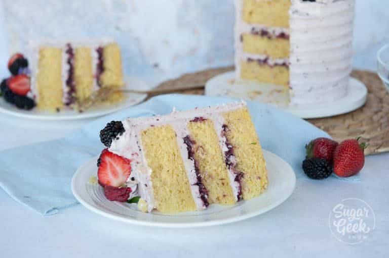Fresh Berry Cake Filling Recipe + Video | Sugar Geek Show