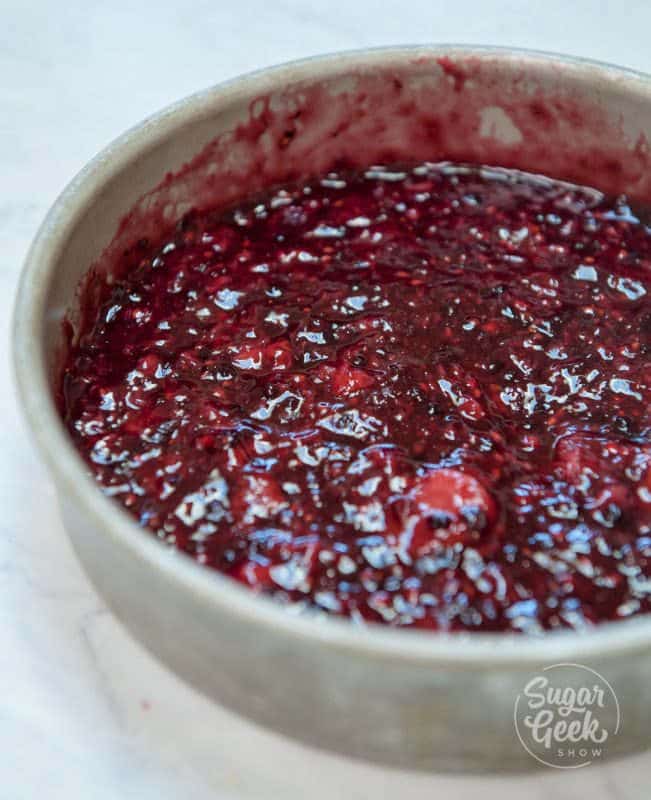 Fresh Berry Cake Filling Recipe + Video | Sugar Geek Show