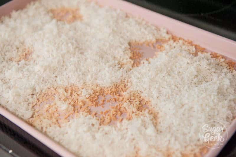 How To Toast Coconut Flakes The Easy Way | Sugar Geek Show