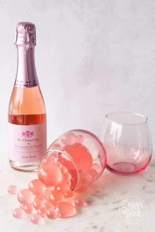 Rosé wine gummy recipe + tutorial | Sugar Geek Show