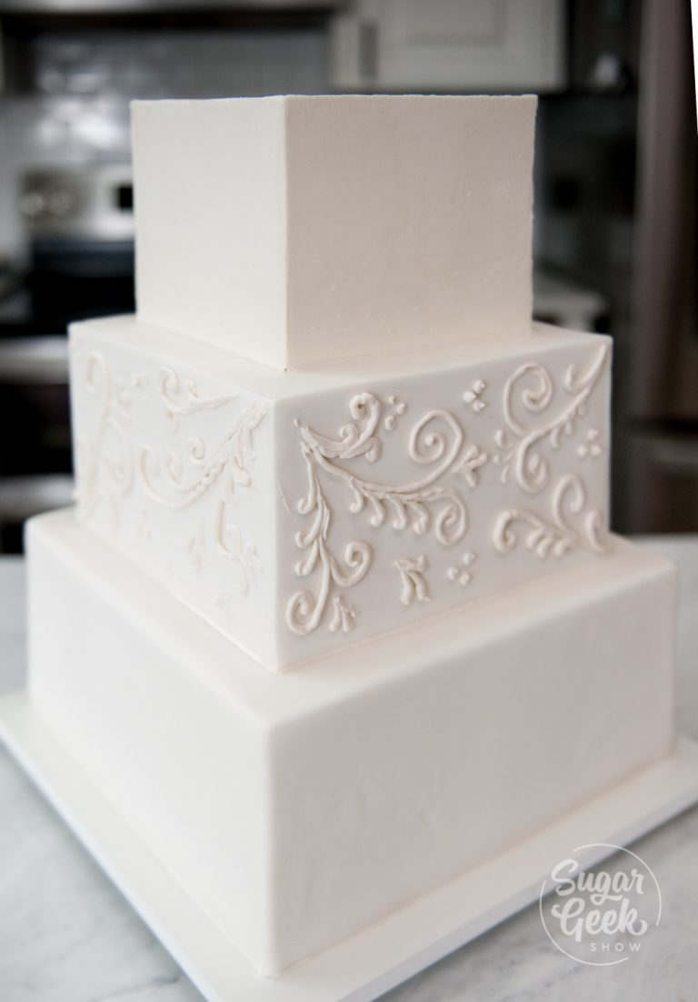 How To Make A Wedding Cake + Video Tutorial | Sugar Geek Show