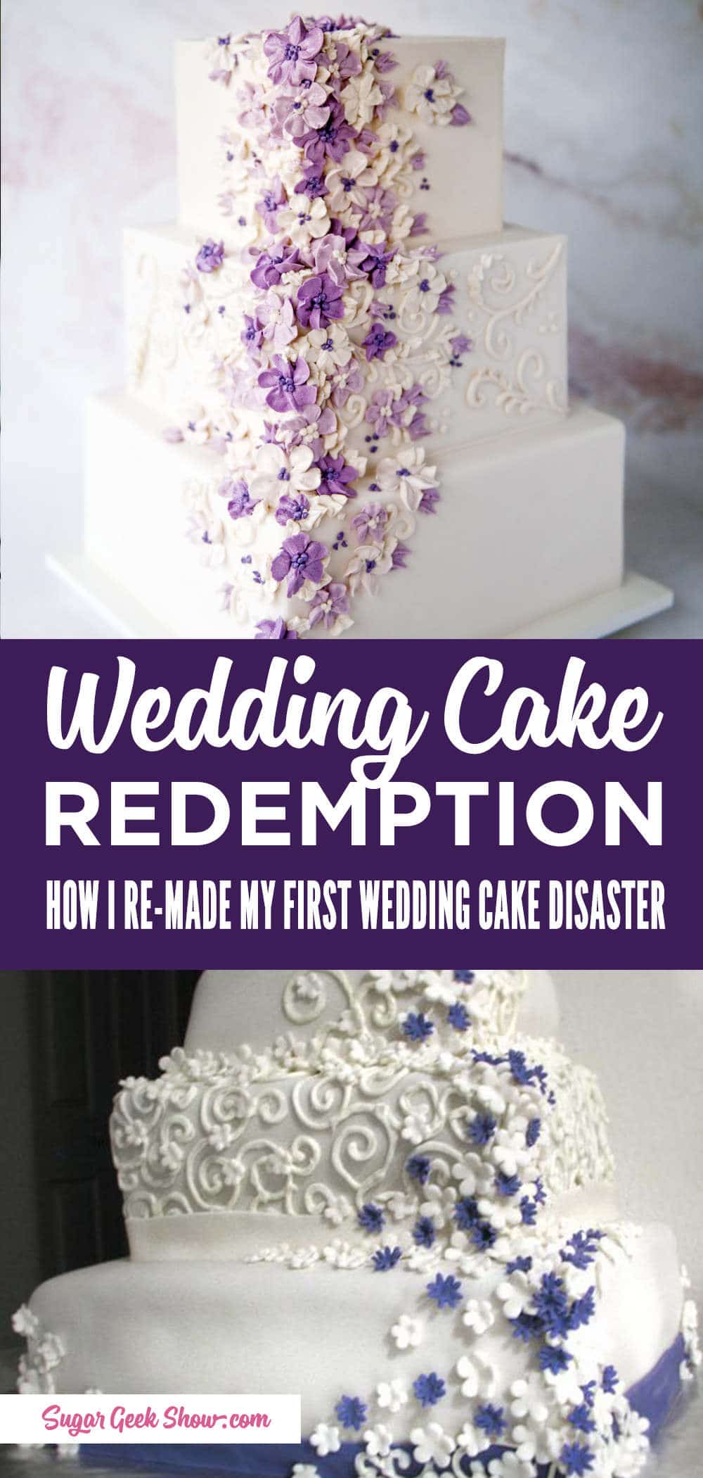 How To Make A Wedding Cake + Video Tutorial | Sugar Geek Show