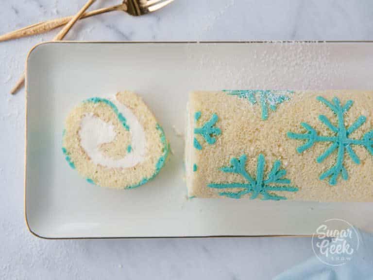 Easy Pattern Roll Cake Recipe + Tutorial – Sugar Geek Show