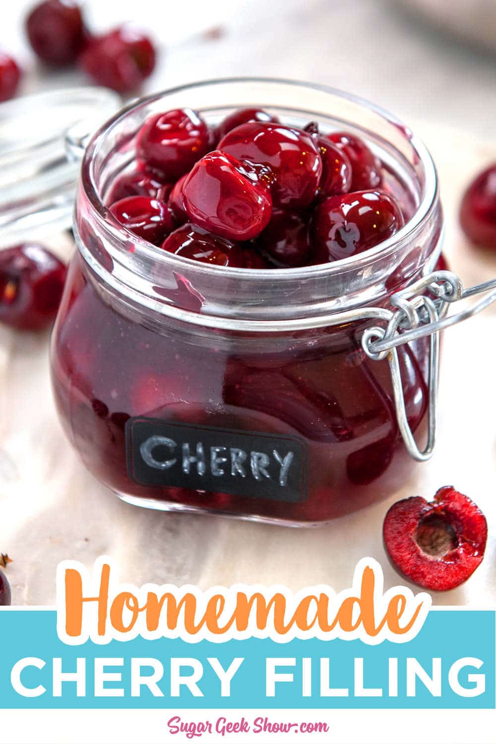 The best homemade cherry filling recipe + video – Sugar Geek Show