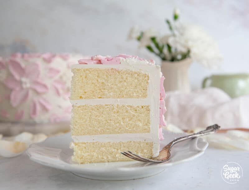 Moist Vanilla Cake (Reverse Creaming Method)