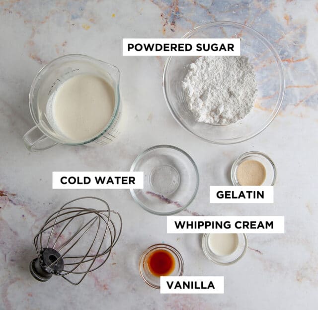 Stabilized Whipped Cream Frosting 5 Ways | Sugar Geek Show