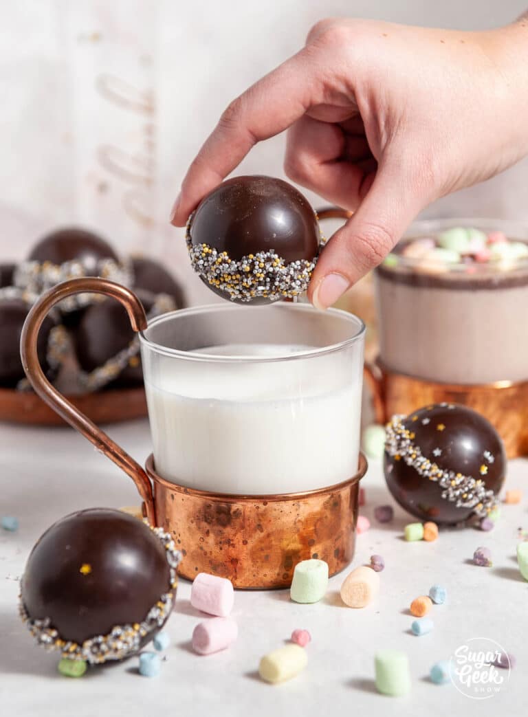 The BEST Hot Chocolate Bomb Recipe + Tutorial – Sugar Geek Show