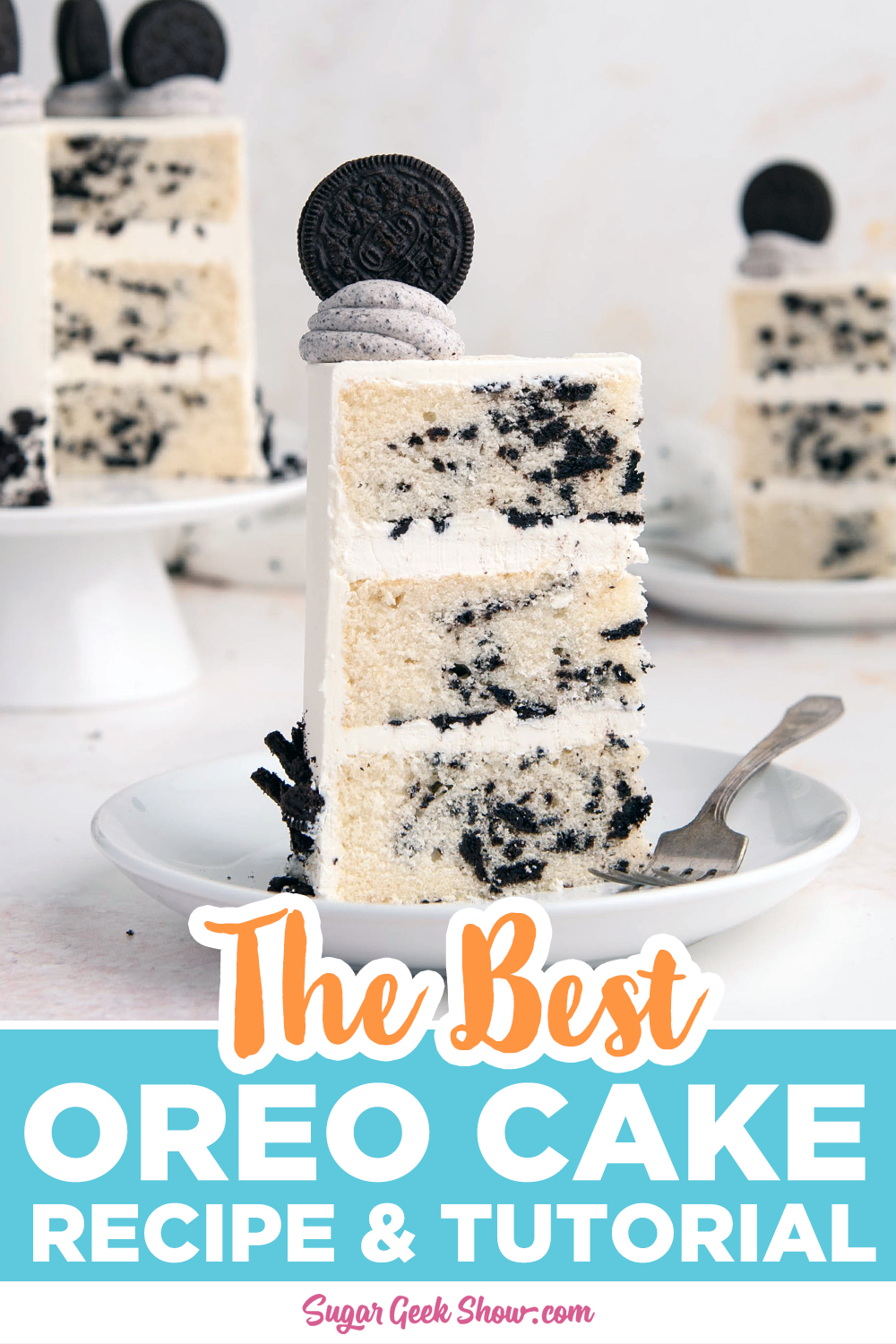 Oreo Cake Recipe With Oreo Creme Filling – Sugar Geek Show
