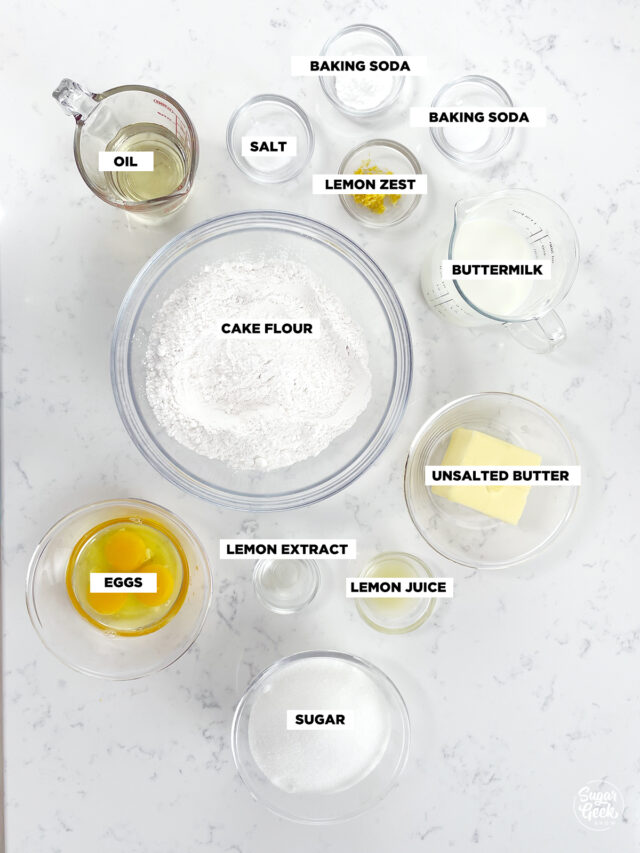 Lemon Velvet Layer Cake Recipe + Video Tutorial | Sugar Geek Show