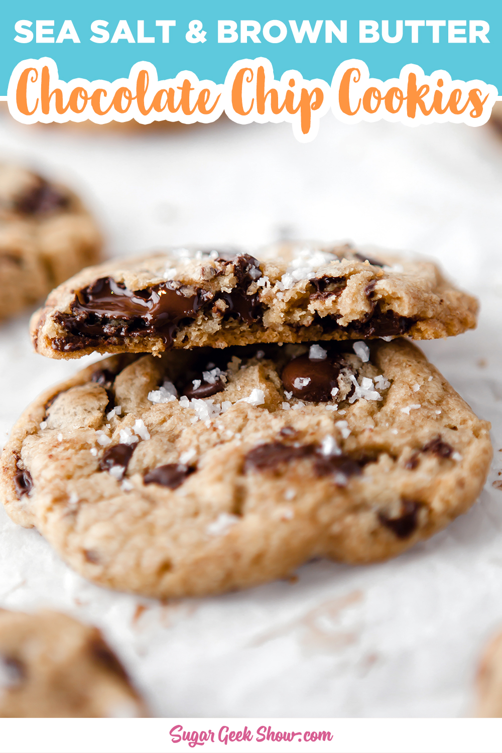Sea Salt Chocolate Chip Cookies – Sugar Geek Show