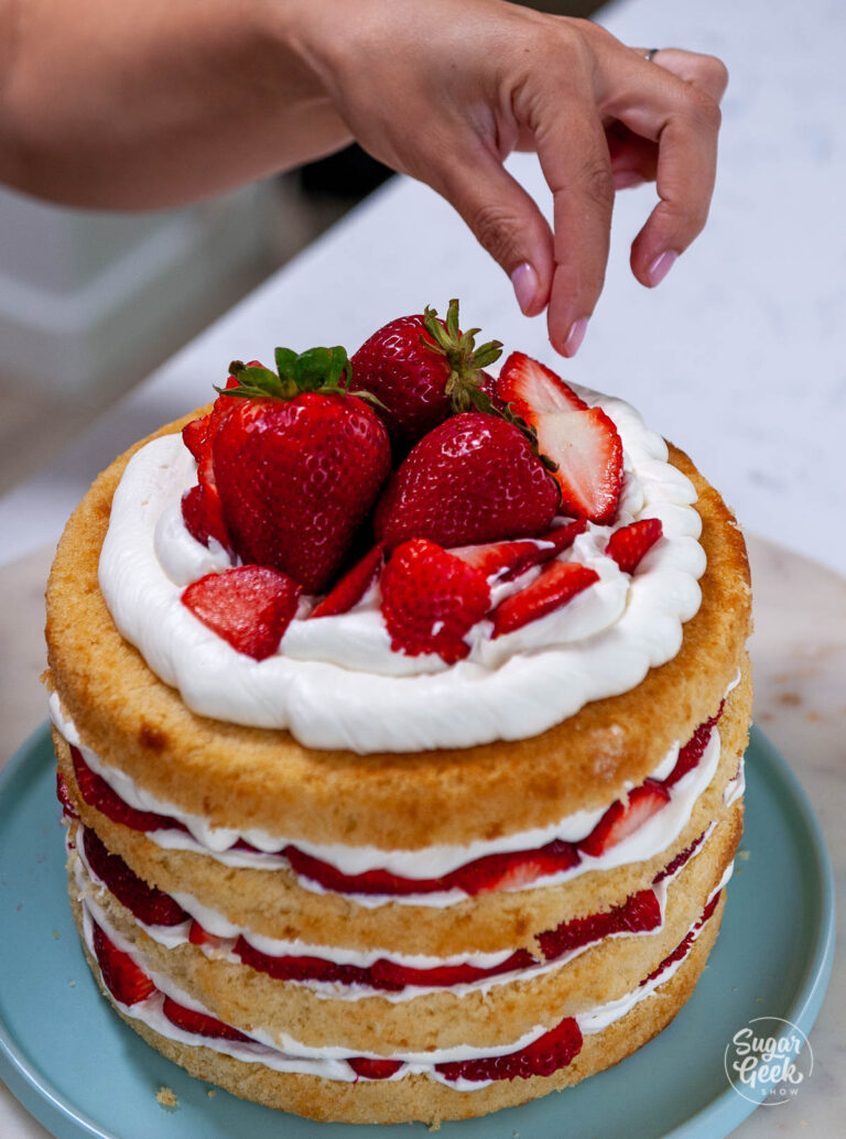 Strawberry Shortcake Cake – Sugar Geek Show