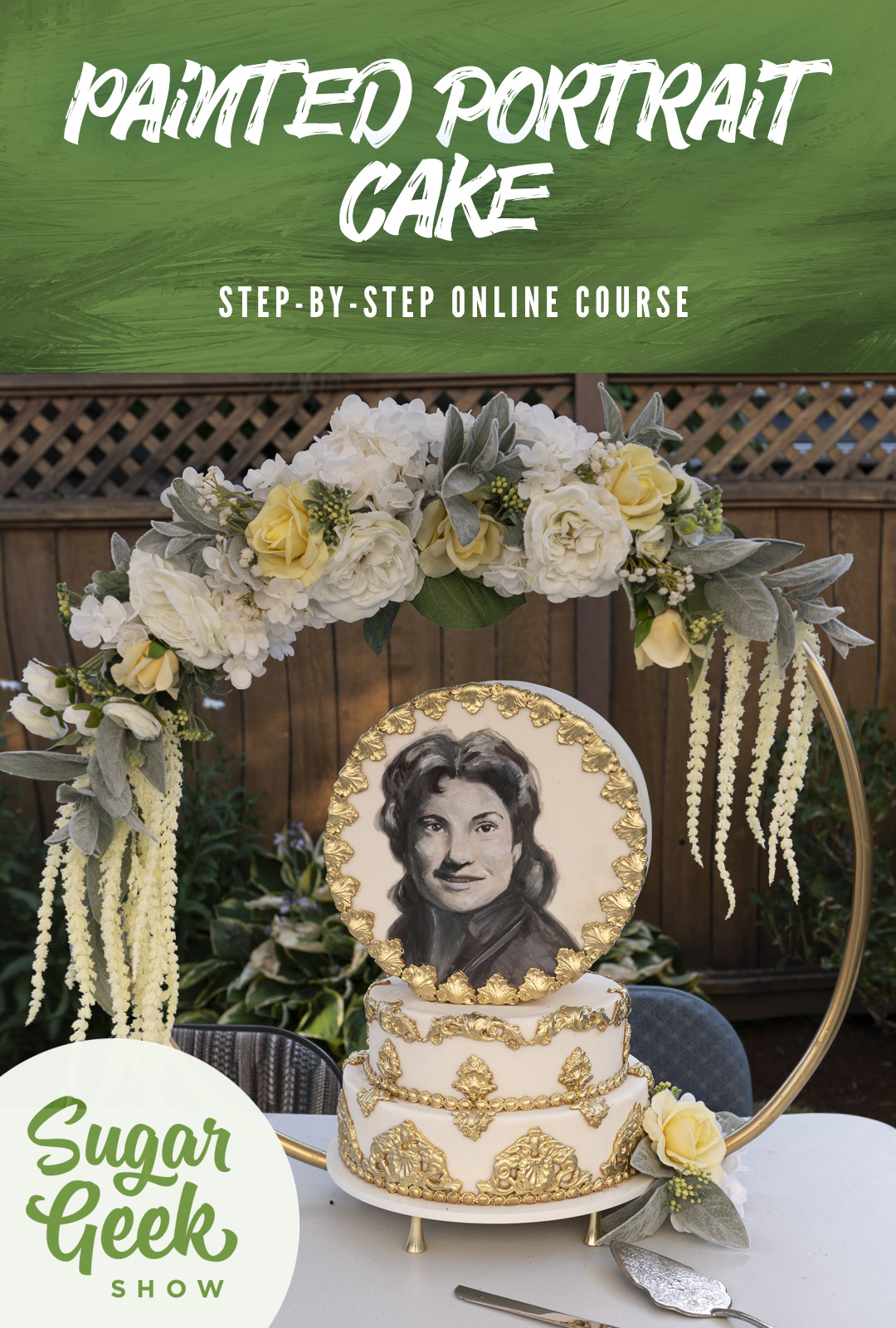 Painted Portrait Cake Tutorial – Sugar Geek Show