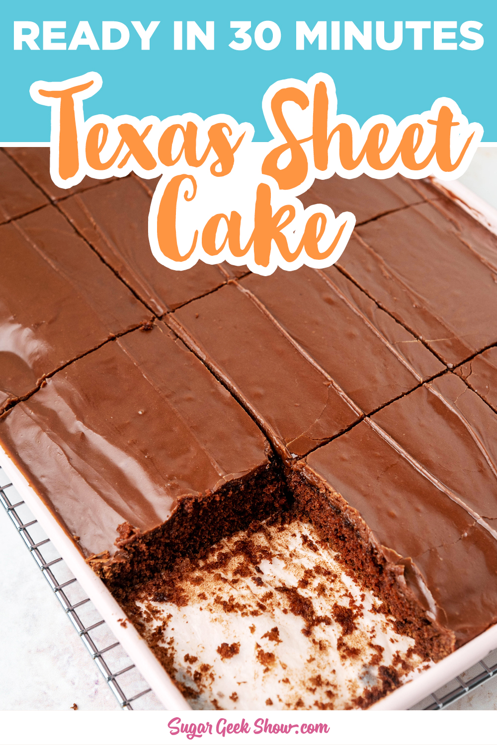 Classic Texas Sheet Cake – Sugar Geek Show
