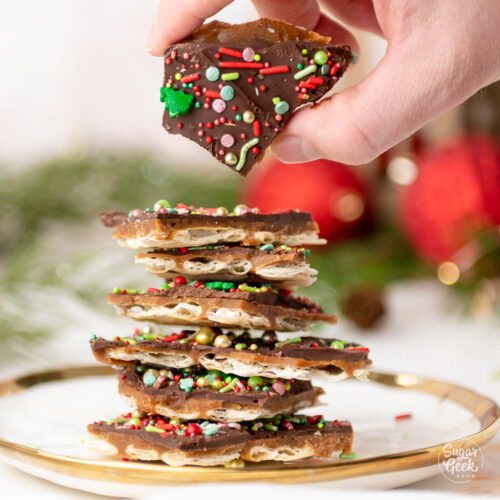 Easy Christmas Crack Recipe ( Only 4 Ingredients) – Sugar Geek Show