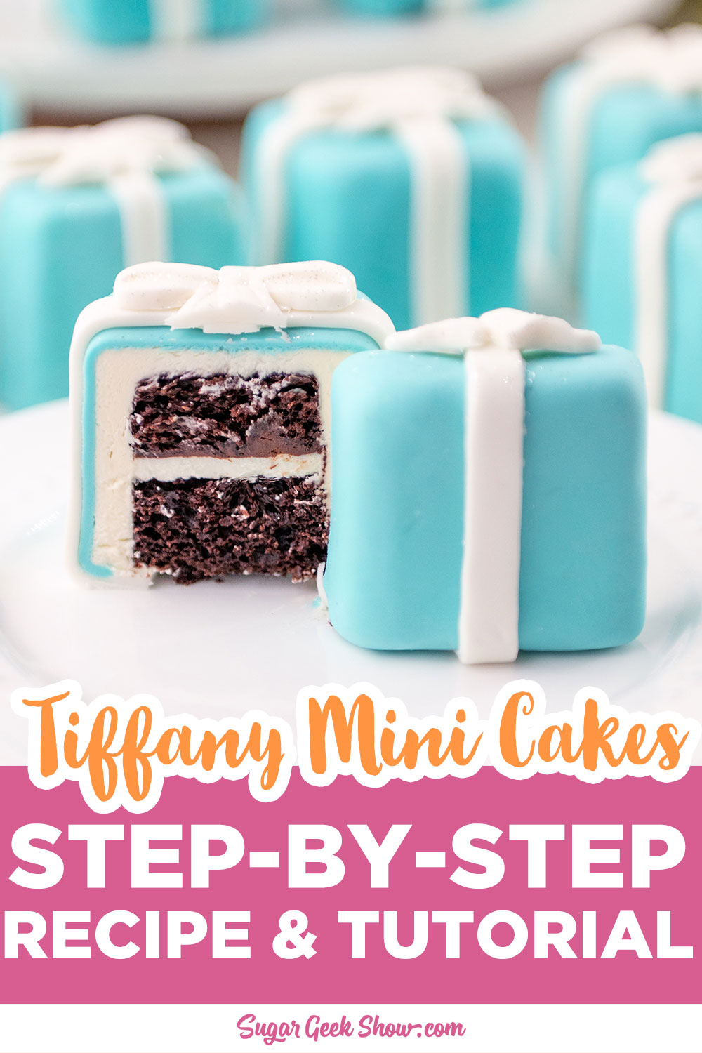 Tiffany Gift Box Mini Cake Recipe – Sugar Geek Show