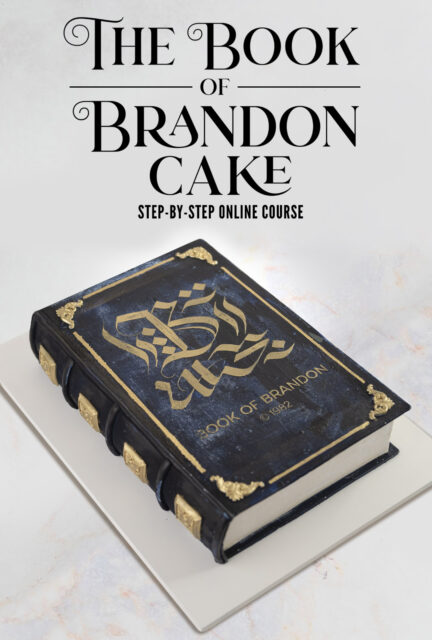 The Book of Brandon Cake Tutorial – Sugar Geek Show