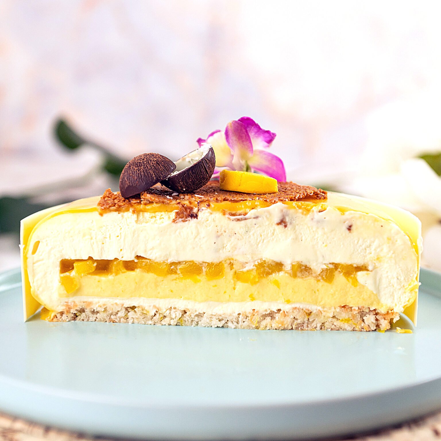 Mango Mousse Cake