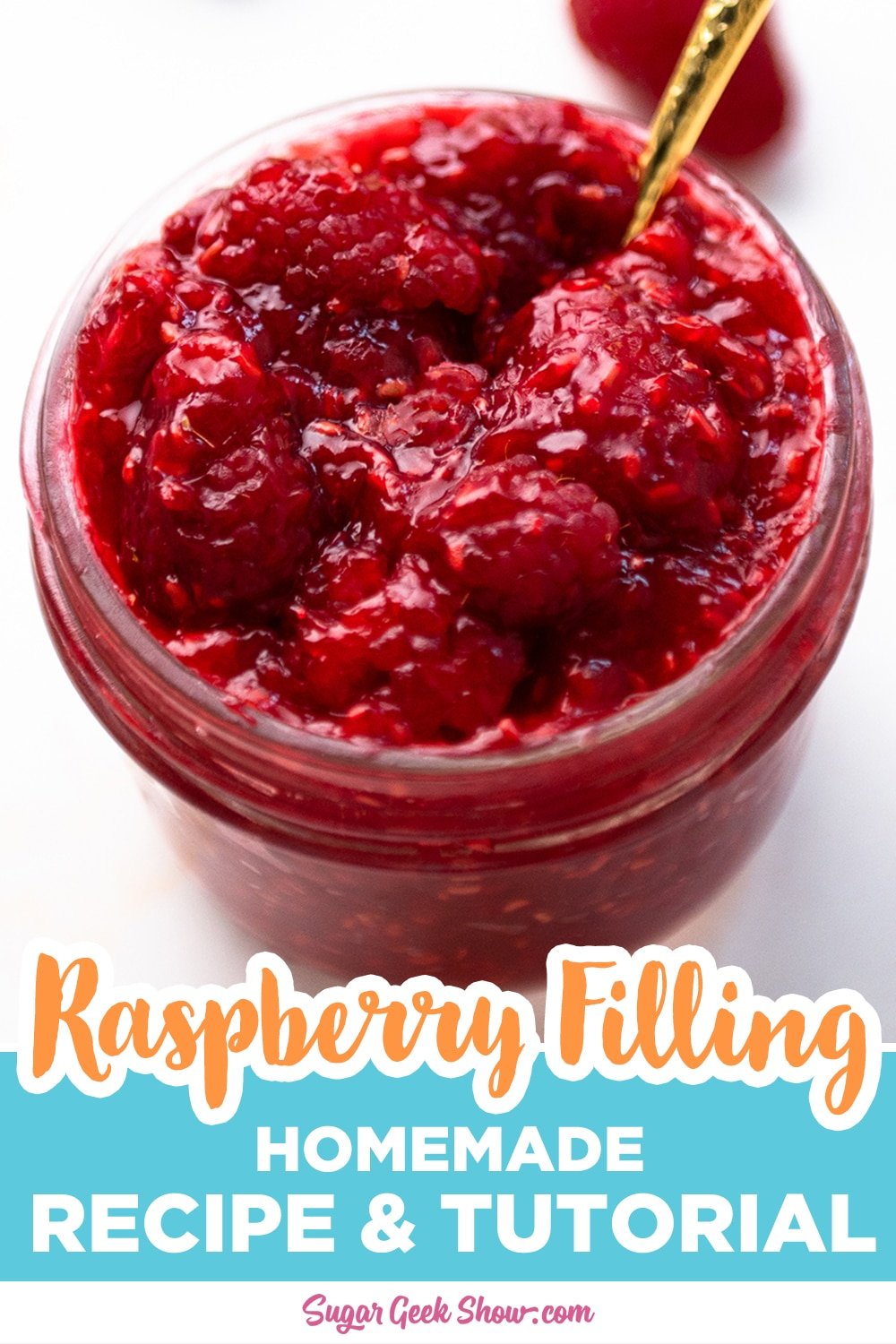 Easy Raspberry Cake Filling – Sugar Geek Show