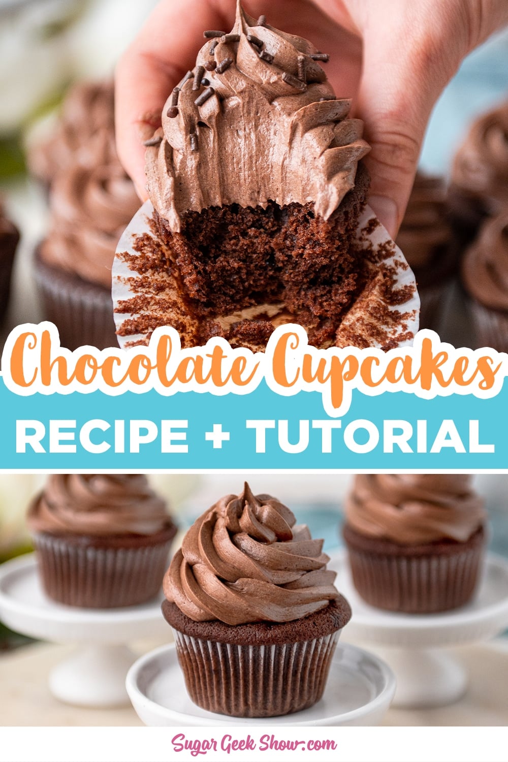 Chocolate Cupcake Recipe | Sugar Geek Show
