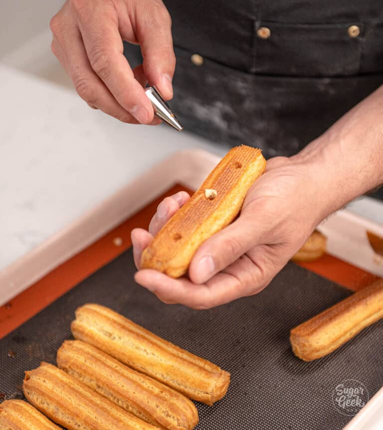 Classic Chocolate Eclairs Recipe – Sugar Geek Show