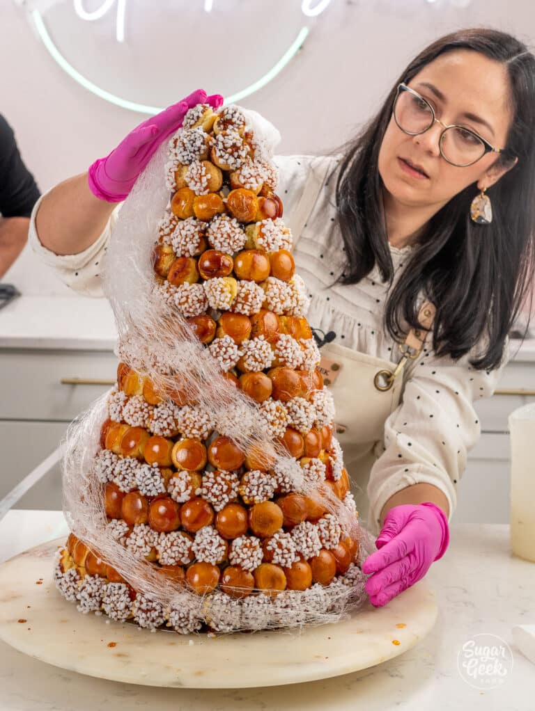 Croquembouche Recipe (How to Make a Cream Puff Tower)