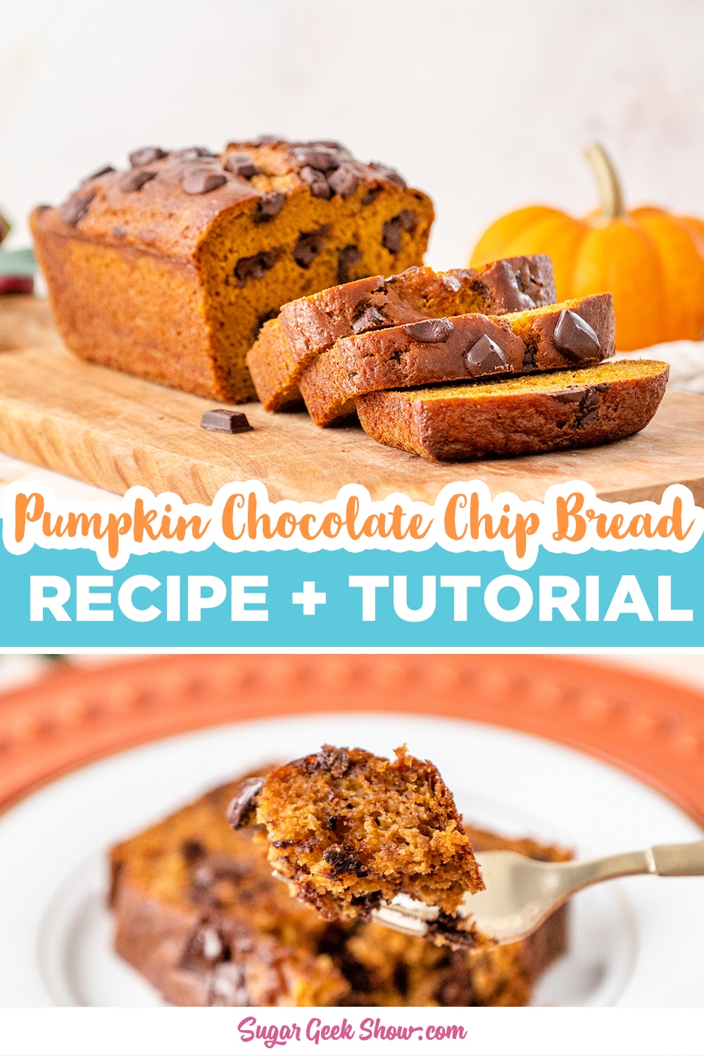 Moist Pumpkin Chocolate Chip Bread Recipe – Sugar Geek Show