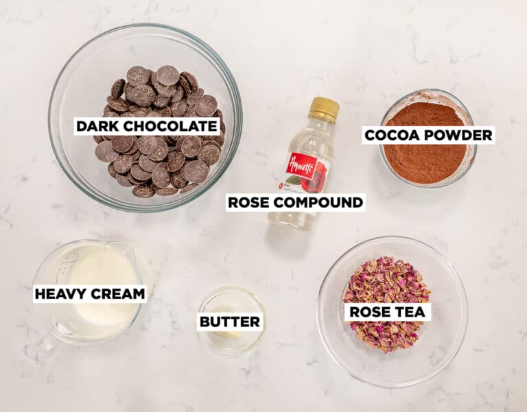 Dark Chocolate Rose Truffles – Sugar Geek Show
