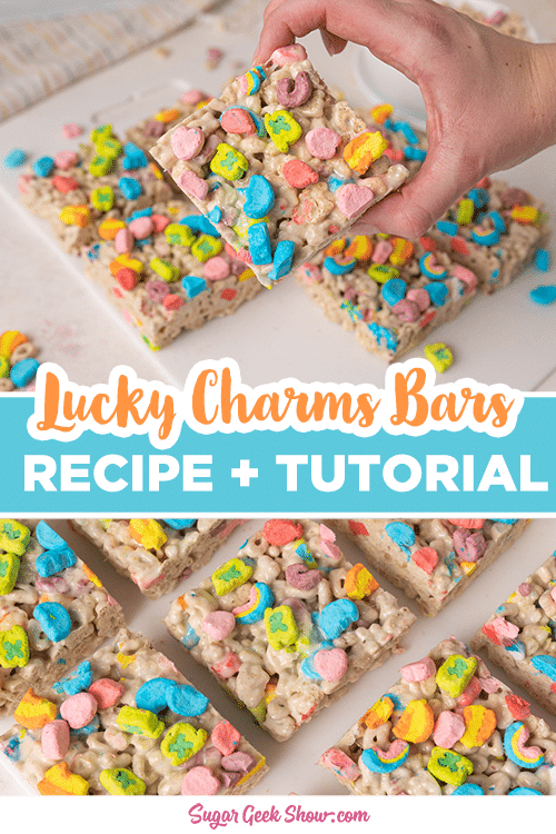 Easy Lucky Charms Rice Krispie Treats – Sugar Geek Show