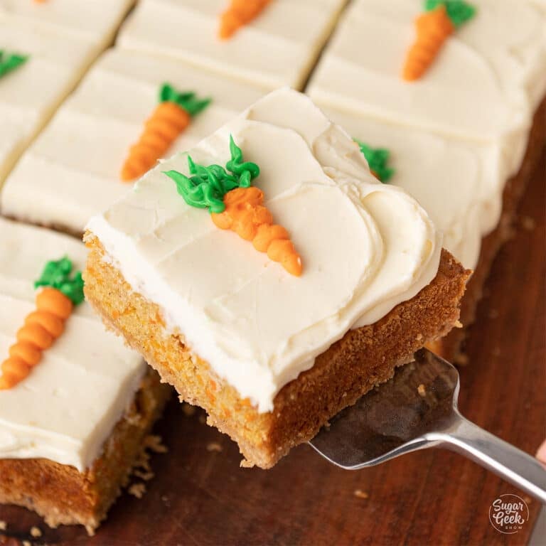 Carrot Cake Bars – Sugar Geek Show