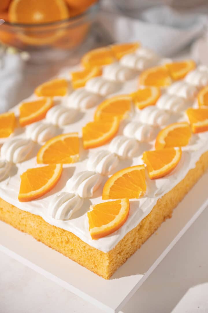 The Best Orange Creamsicle Cake – Sugar Geek Show