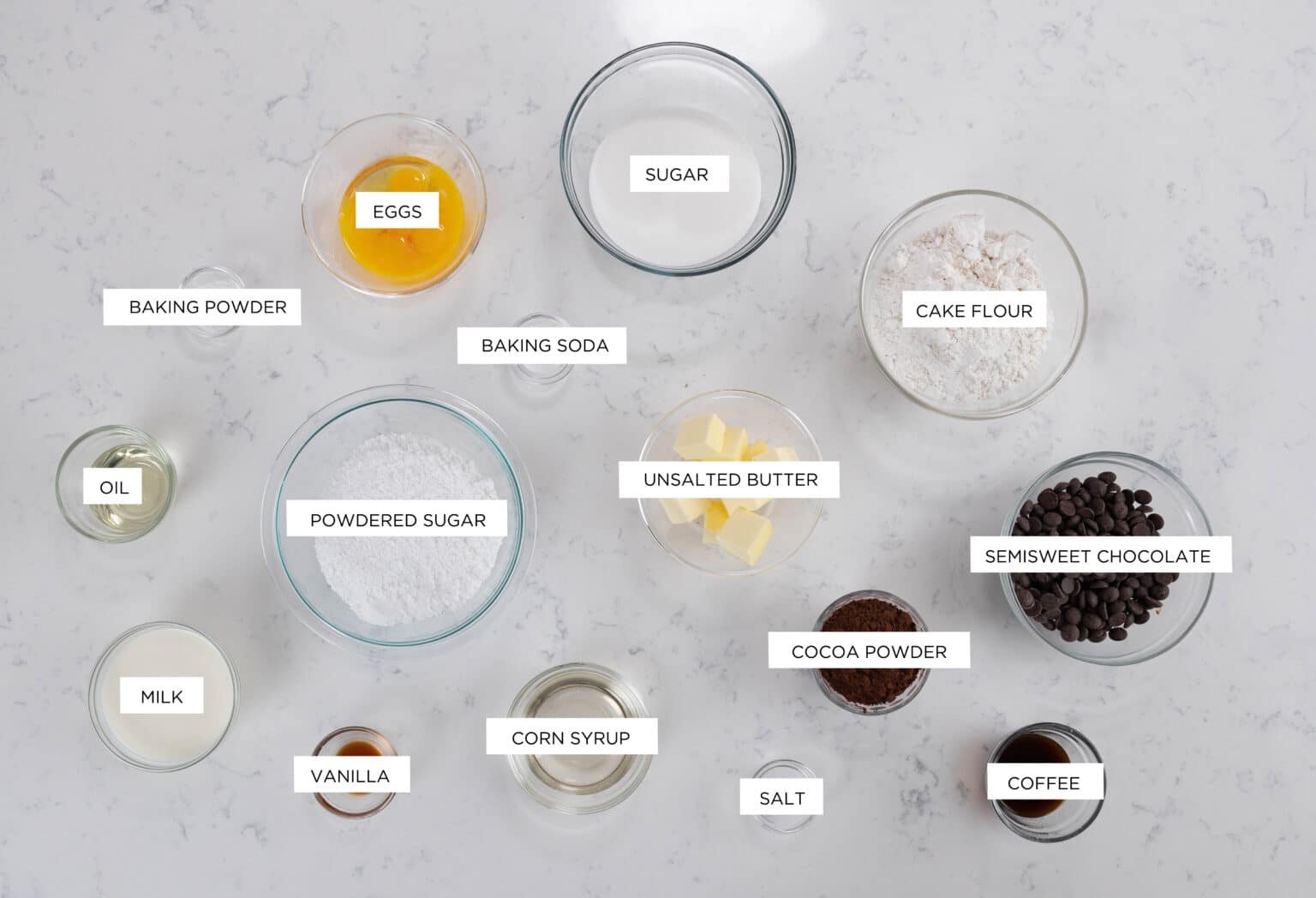 Classic Yellow Cake Recipe with Shiny Chocolate Fudge Frosting