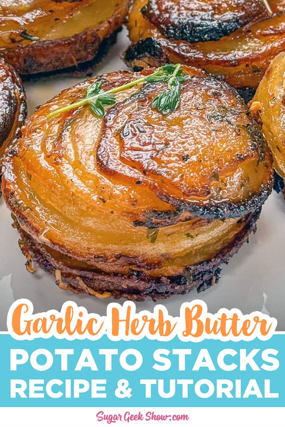 Crispy Parmesan Potato Stacks – Sugar Geek Show